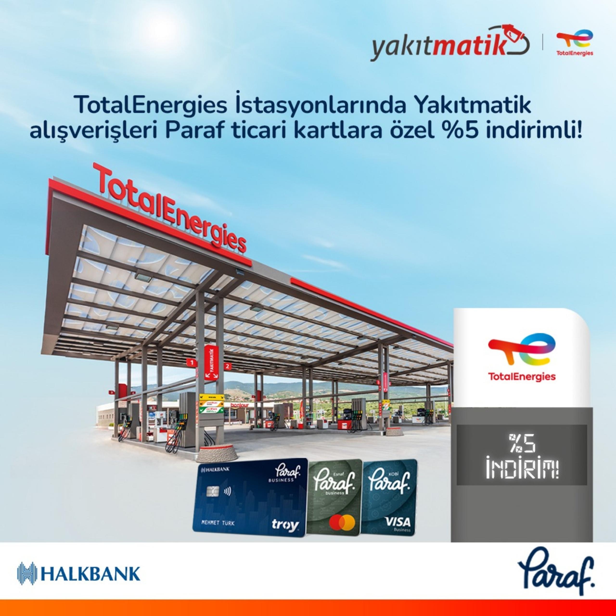 TotalEnergies İstasyonları ve Halkbank’tan Yakıtmatik üyesi Paraf ...